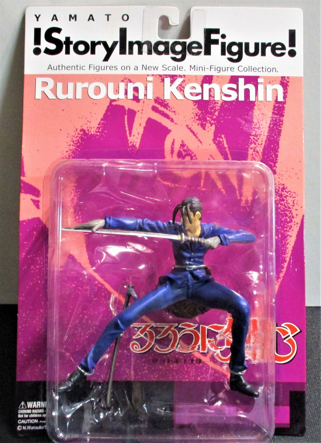 RUROUNI KENSHIN Saito Mini Figure, Yamato Toys Story Image Figure, NIP ...