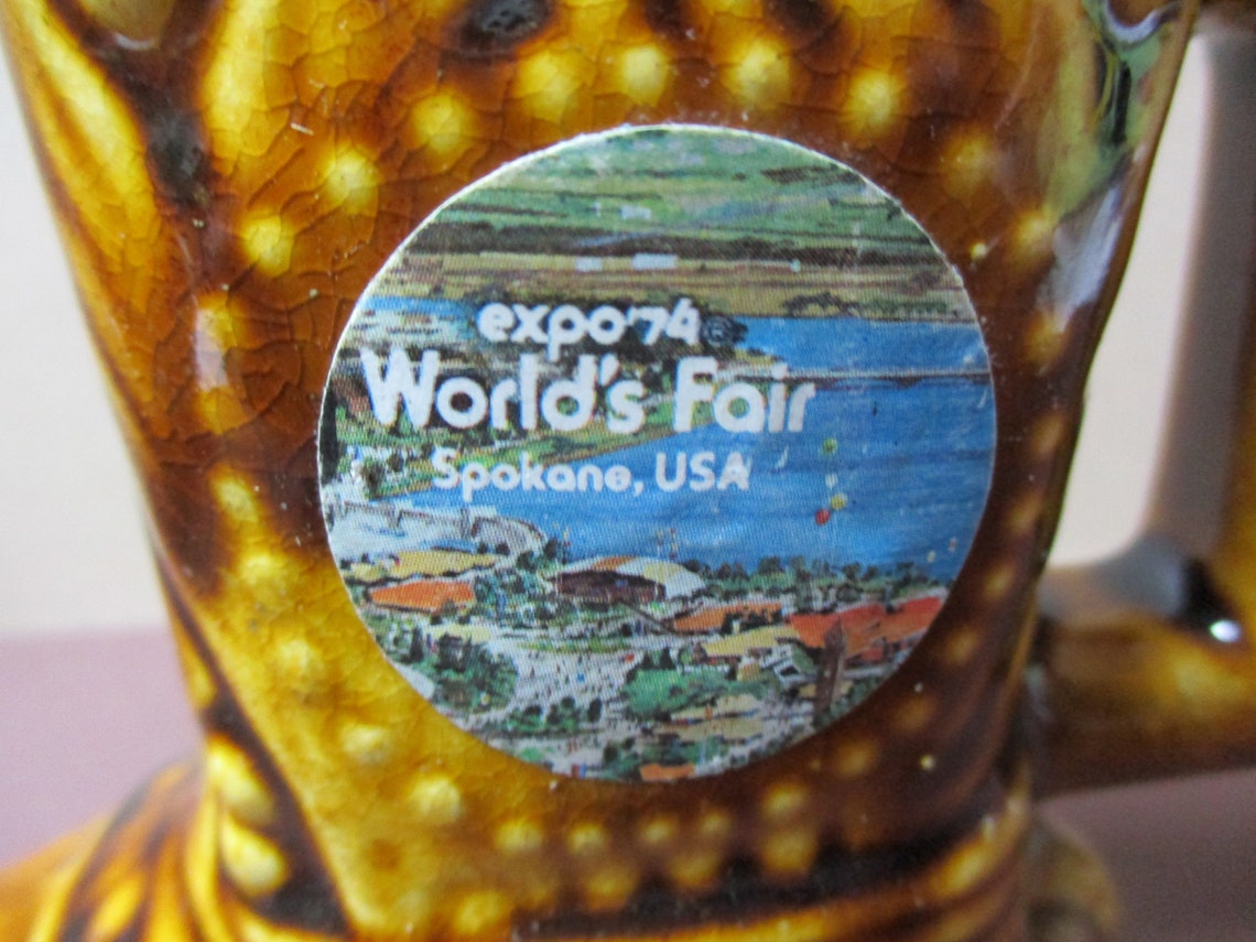 WORLD'S FAIR Souvenir Expo '74 Spokane USA Ceramic - Etsy