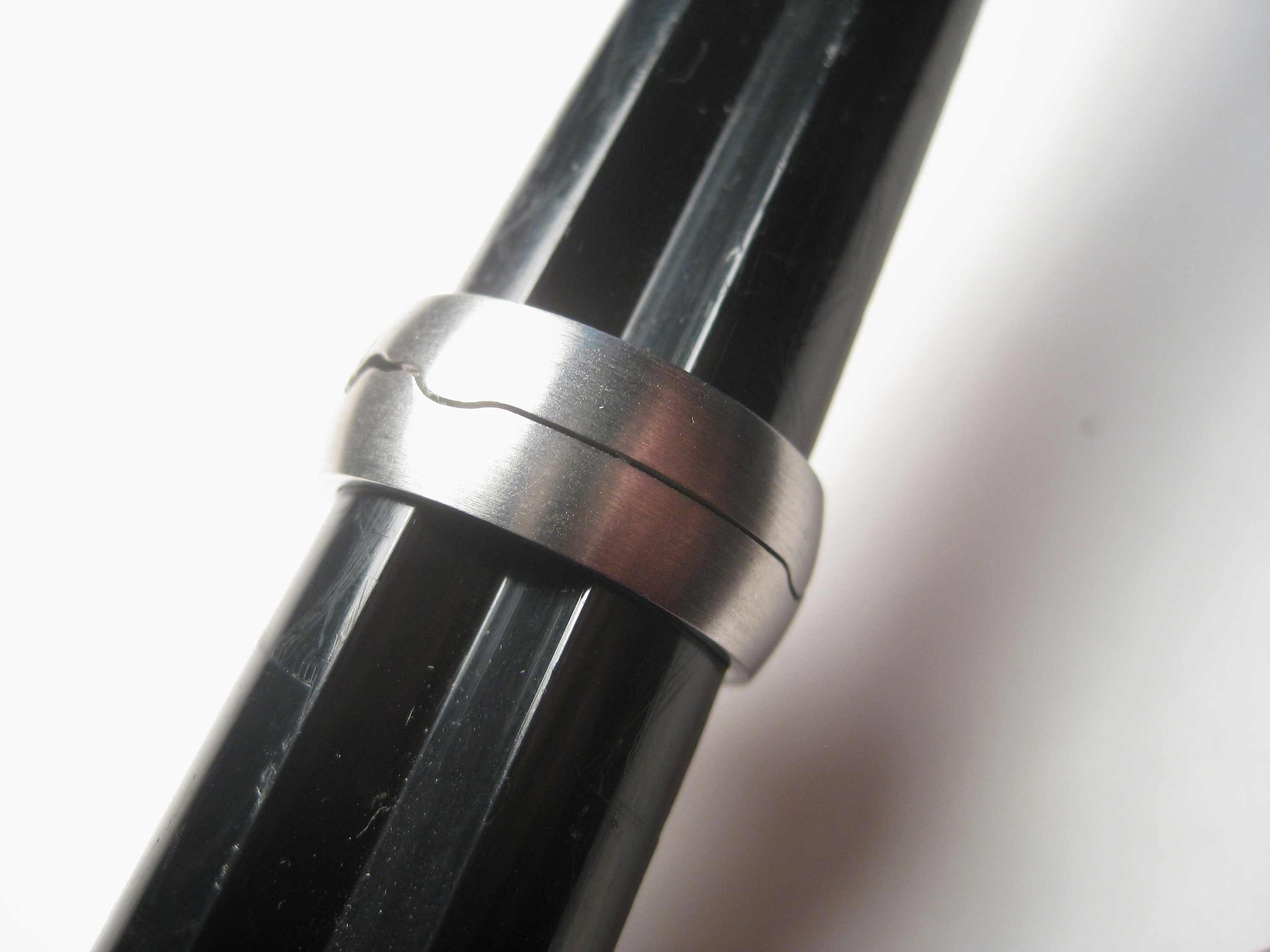 Men's Stainless Gecko Wedding Band, Sz. 9.5, 9mm wide, Unisex