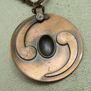 Vintage Bell Copper Abstract Necklace 24 4.4mm With - Etsy