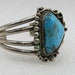 Vintage Sterling Navajo Turquoise Cuff Bracelet, L.N. Leander Nezzie - Etsy