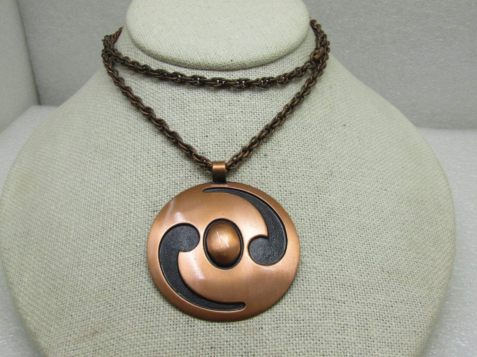Vintage Bell Copper Abstract Necklace 24 4.4mm With - Etsy