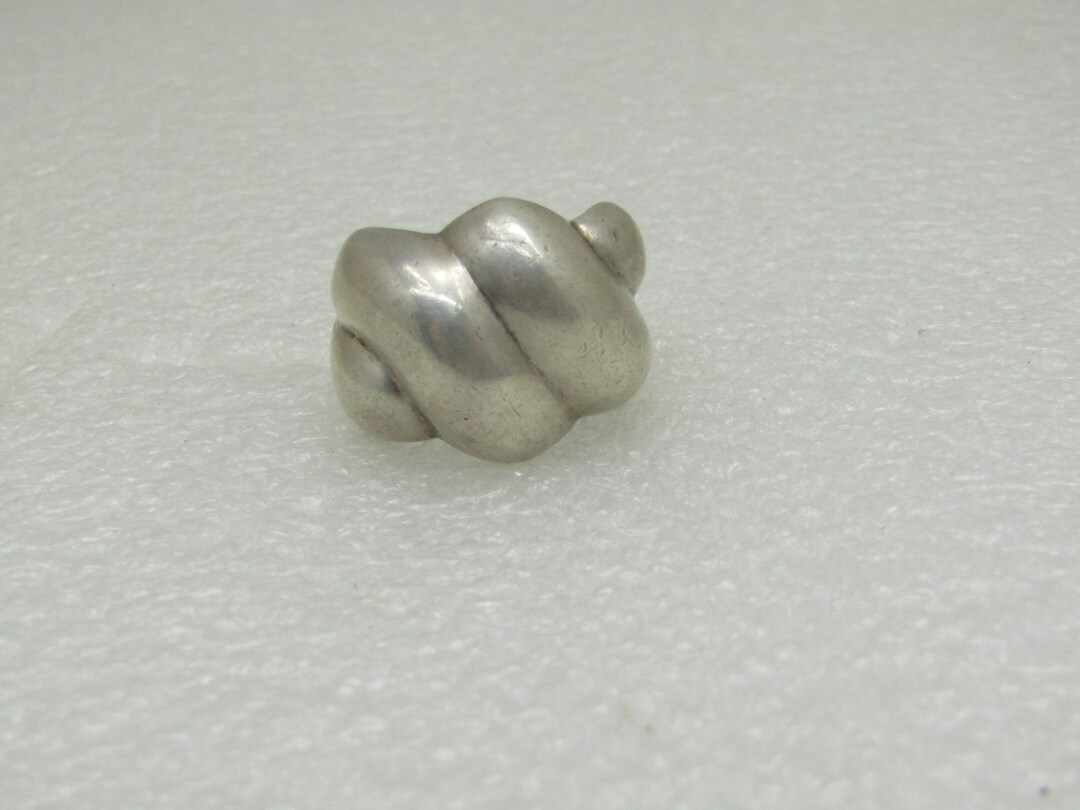 Vintage Sterling Wide Mexican Ring, Heavy, Unisex, Size 8, 18.25 Gr ...