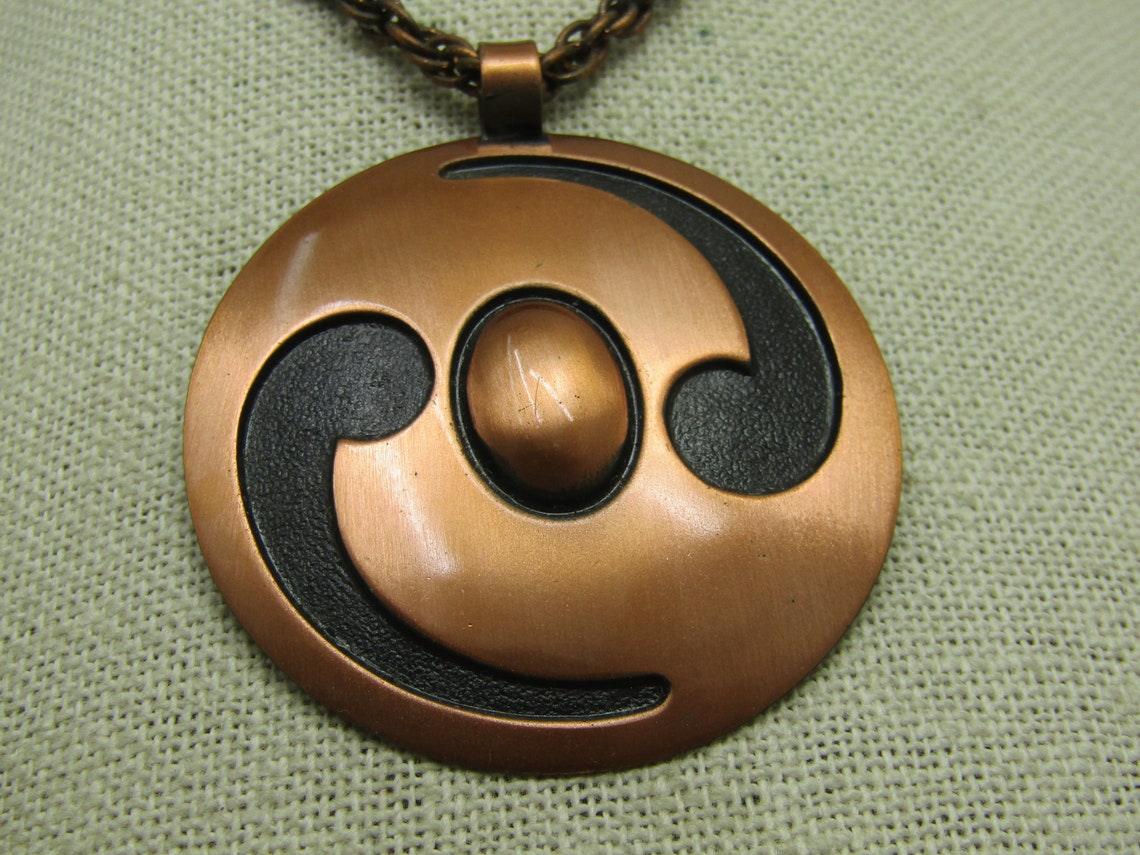 Vintage Bell Copper Abstract Necklace 24 4.4mm With - Etsy