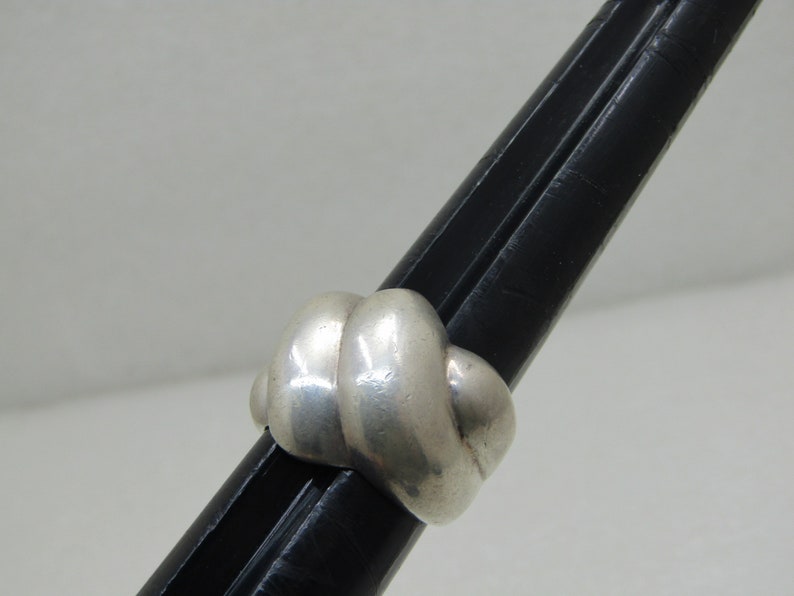 Vintage Sterling Wide Mexican Ring, Heavy, Unisex, Size 8, 18.25 Gr ...