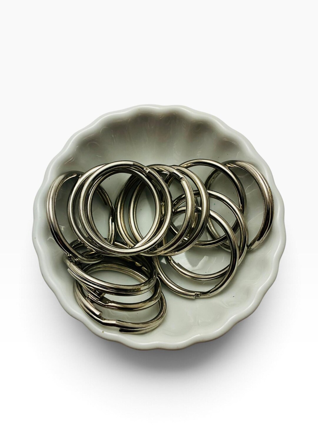 Large, Metal Split Rings, Connectors, 1.25 Inches, 12 Pieces - Etsy