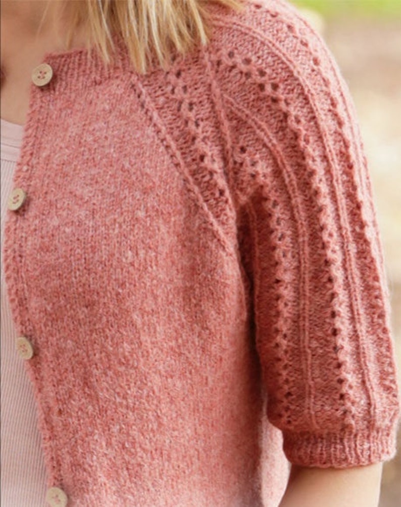 Hand knit jacket for women knitted Sweater. Merino Wool | Etsy