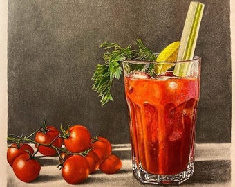 Bloody Mary Poster - Etsy