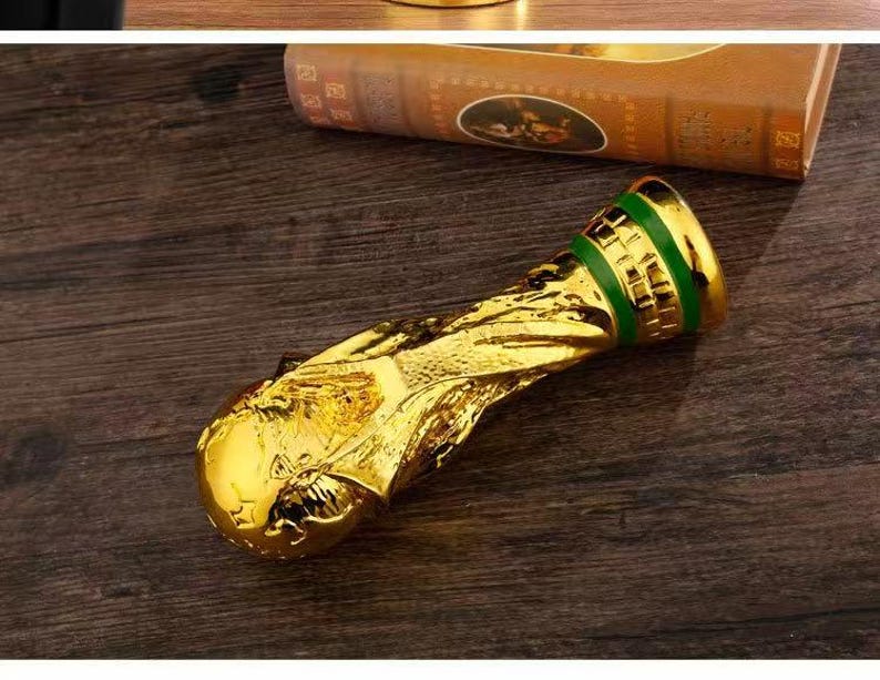 Gold Football Championship Trophy Replica, Resin Soccer Cup, Sports ...