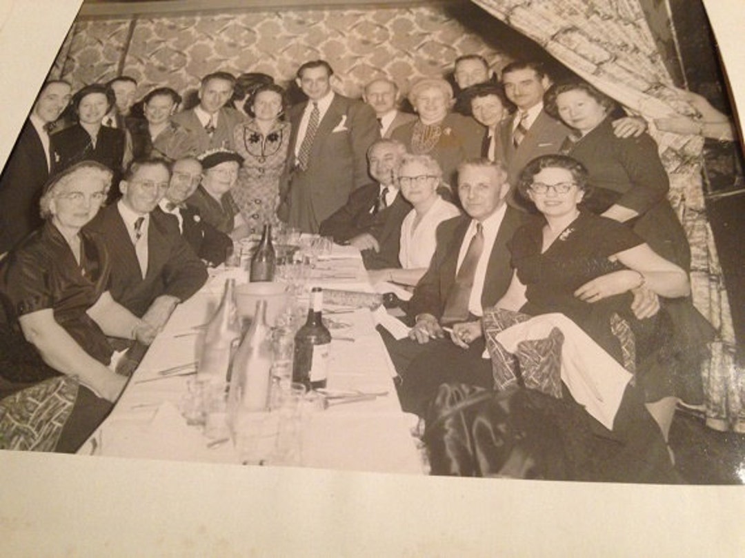 Masonic / Eastern Star Party Black & White Photo - 1960's - Etsy