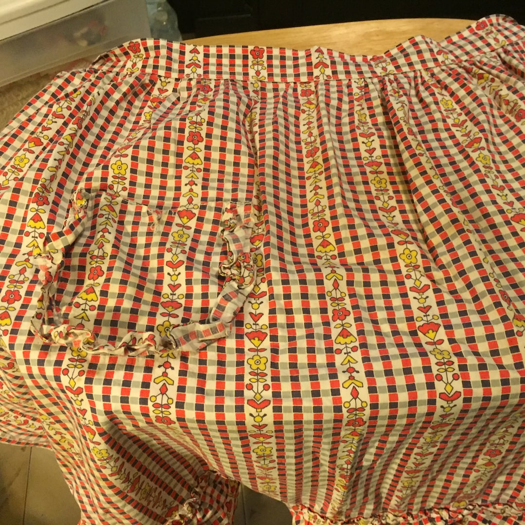 Handmade Checkerboard Half Apron - Etsy