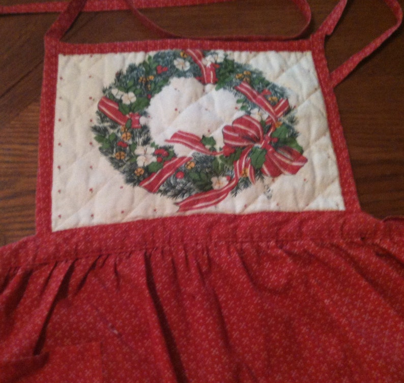 Christmas Quilt Apron - Etsy