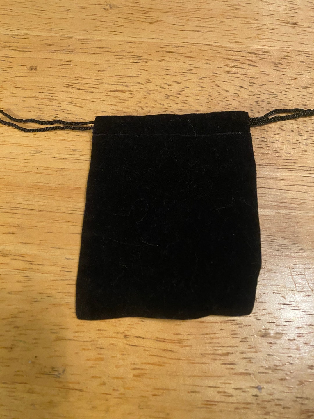 Black Velvet Drawstring Bag - Etsy