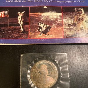 First Men on the Moon Coin - Etsy