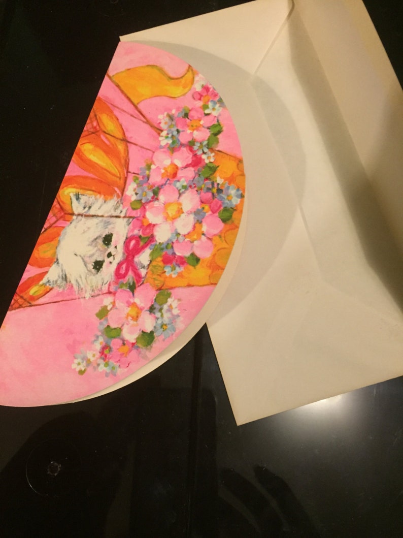 A Cheery Hello Round Greeting Card - Etsy