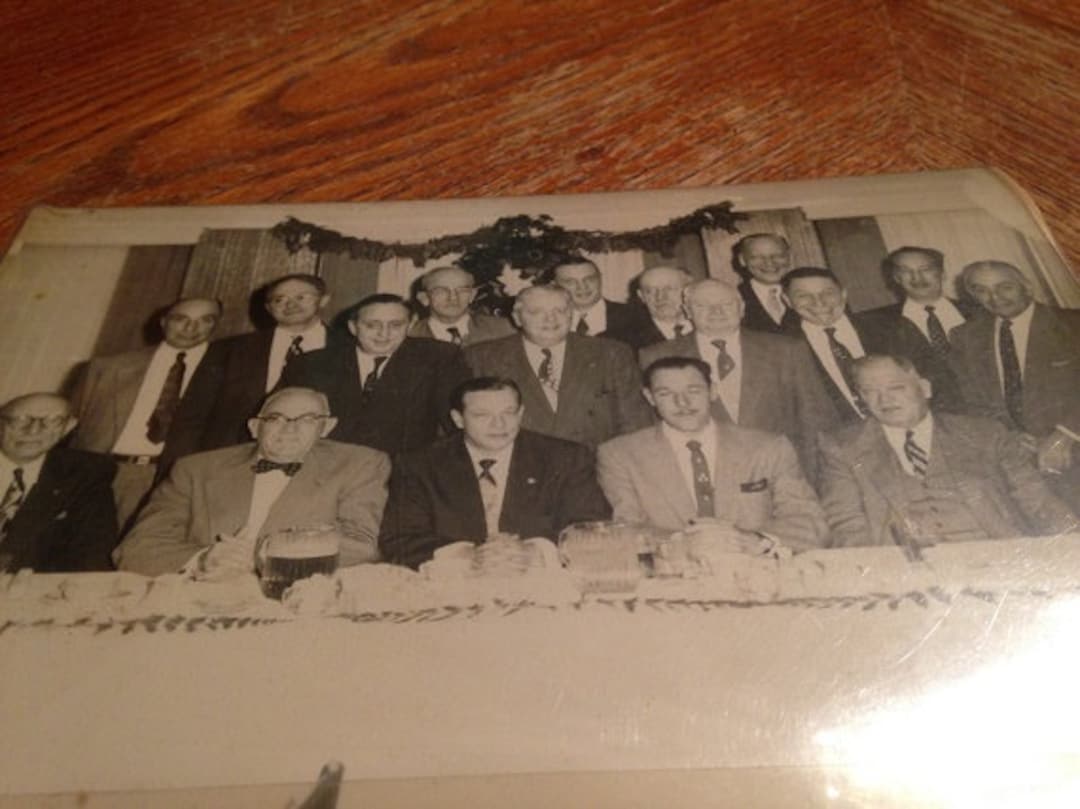 Masonic Past Masters Dinner 1955 - Black & White Photo - Etsy