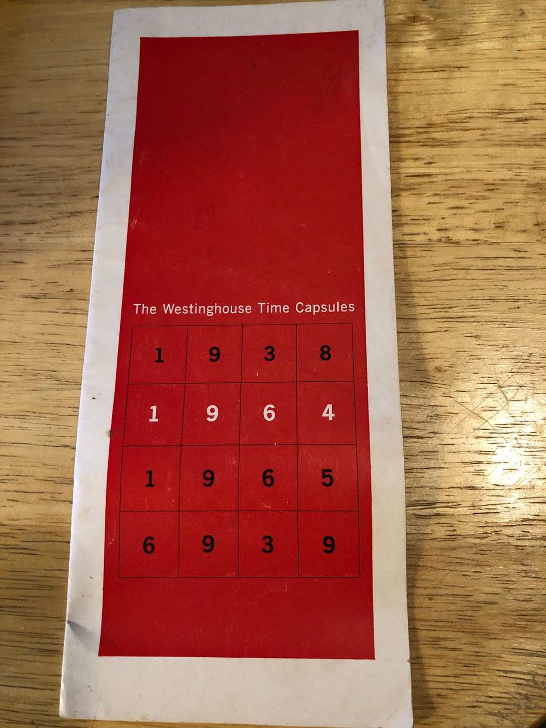 Westinghouse Time Capsule Brochure - Etsy