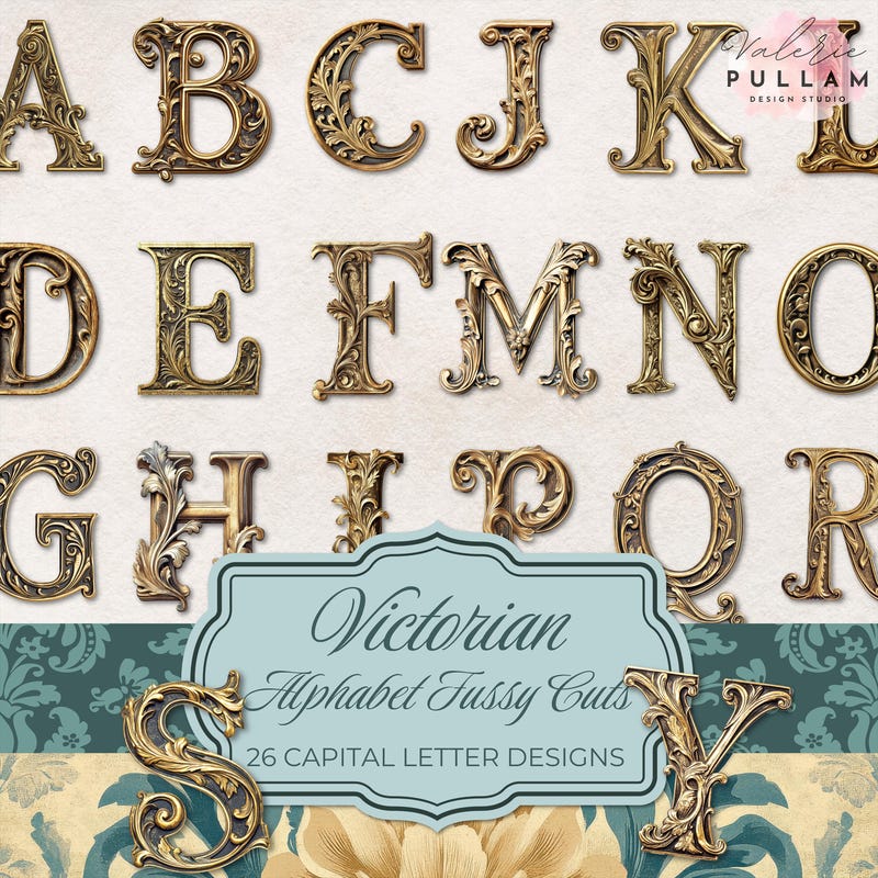Victorian Alphabet - Etsy