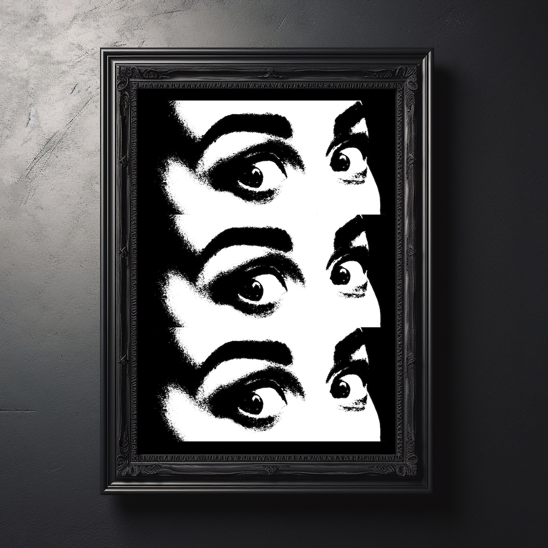 Witchy Goth Eyes Digital Art Print | Printable | Instant Download ...