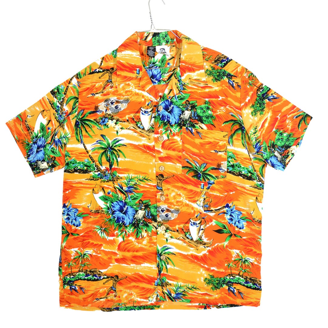 Men’s Vintage Hawaiian Shirt 1960s 1970s 1980s 1990s Spicoli Fast Times - Etsy