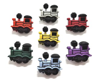 Train buttons | Etsy