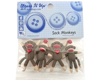 Sock monkey theme | Etsy