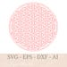 Flower of Life SVG Sacred Geometry Mandala Papercut File, Life's Flower ...