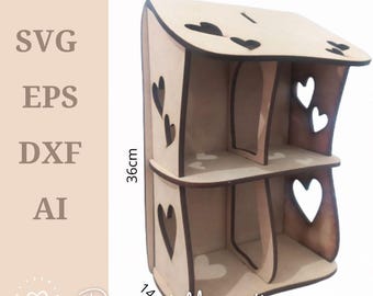 Doll House SVG Laser Cut Files Glowforge Files 3mm 1/8 Inch Dxf Files ...