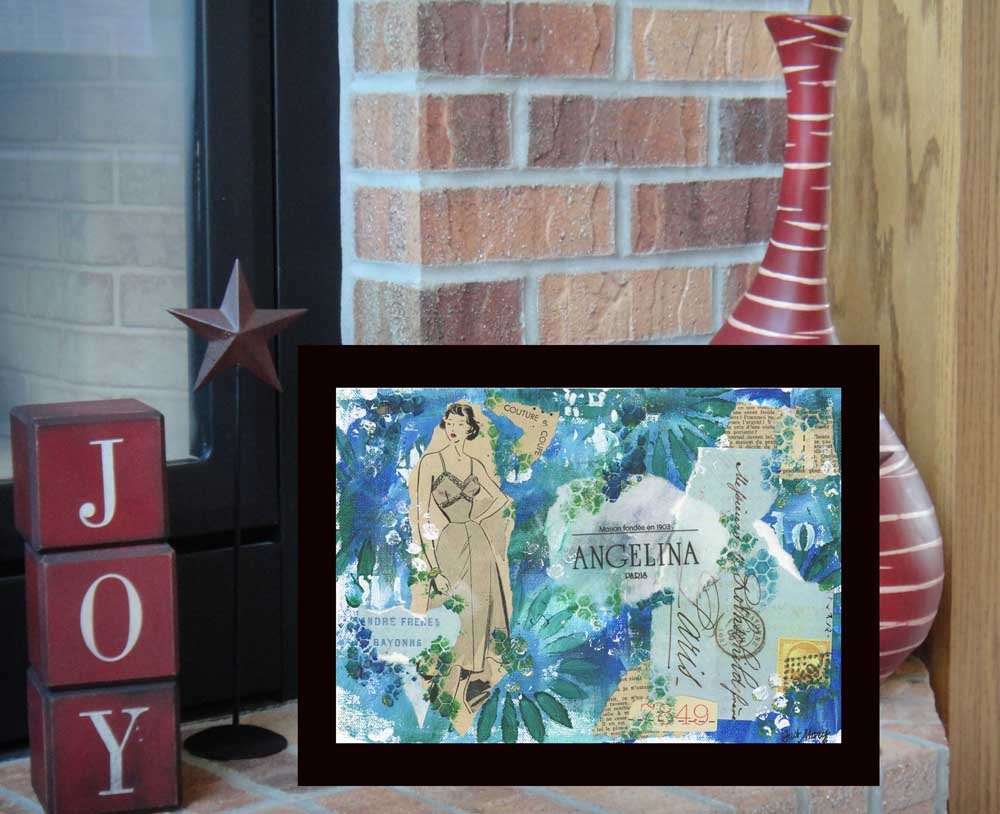 Angelina Abstract Wall Art Print - Etsy