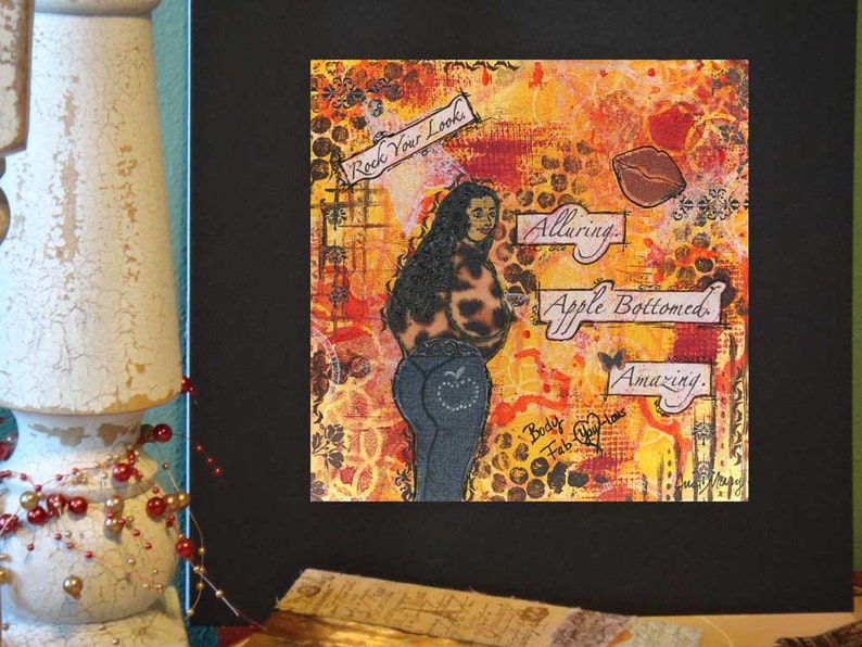 Alluring Apple Bottomed Amazing A Body Fab-you-lous Print - Etsy