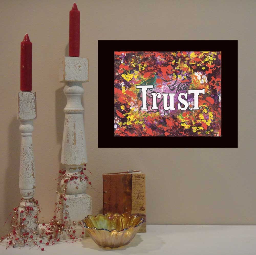 Trust print - Etsy
