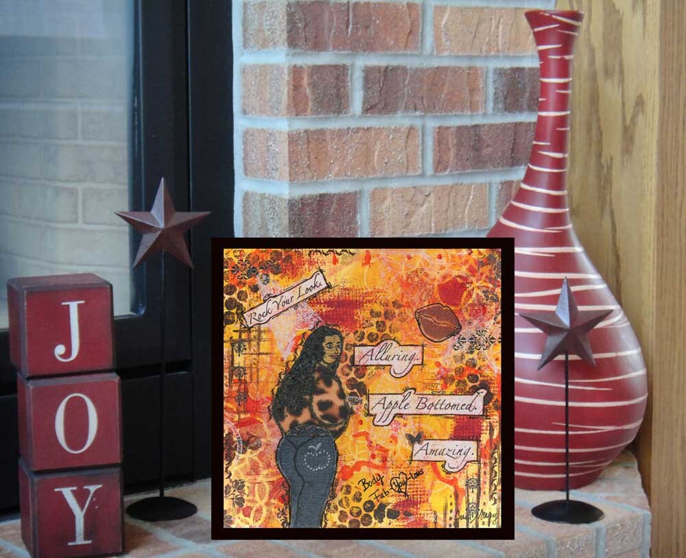 Alluring Apple Bottomed Amazing A Body Fab-you-lous Print - Etsy