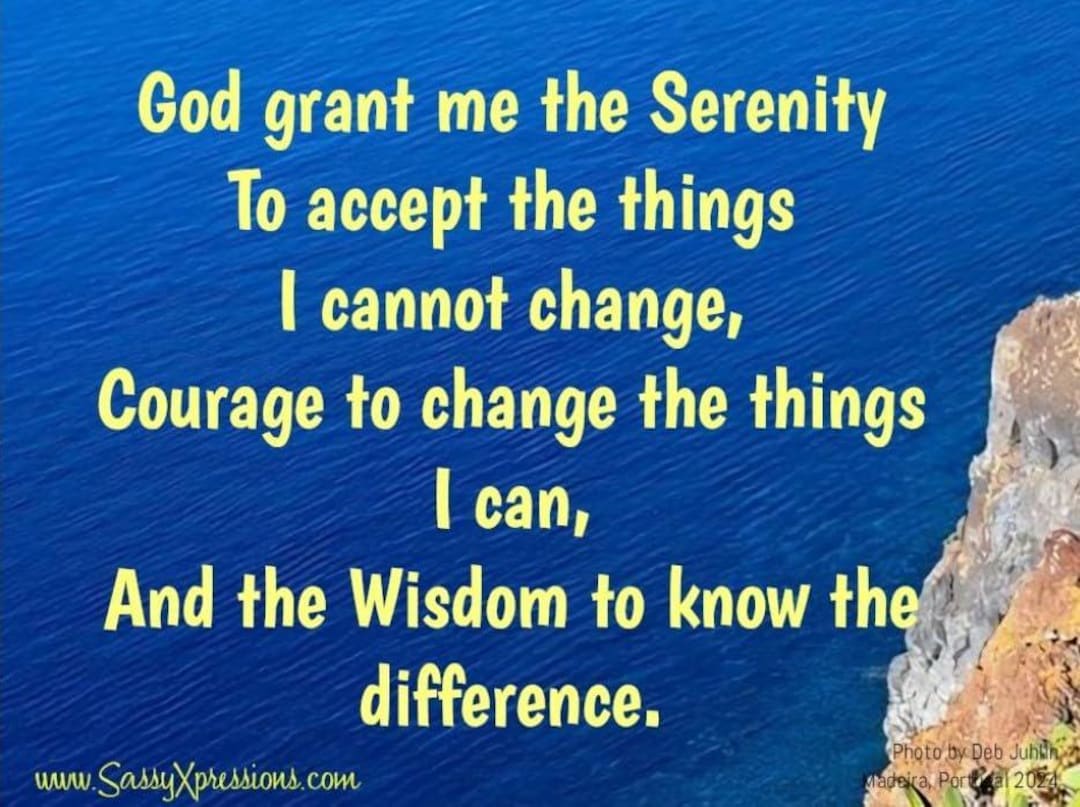 Serenity Prayer Magnet Refrigerator Magnet Magnetic Greeting Card - Etsy