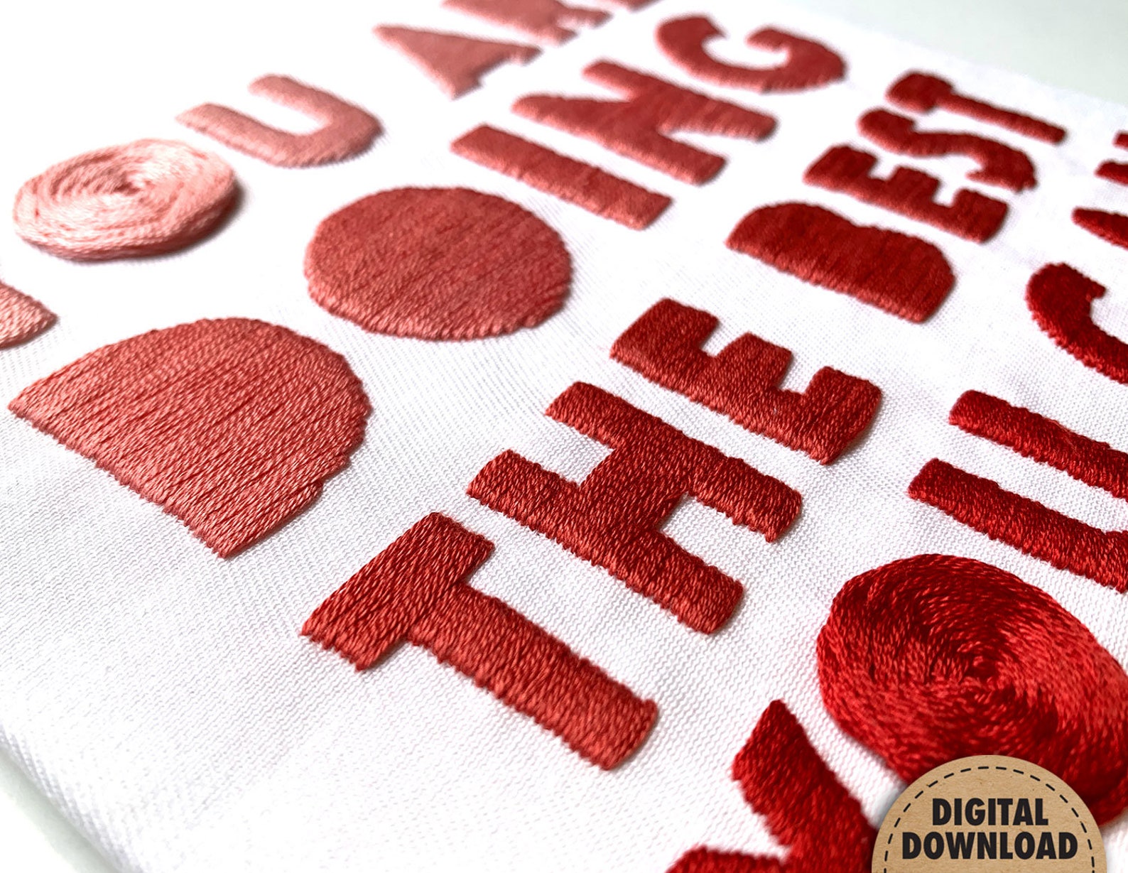 Inspirational Embroidery Mental Health Art Hand Embroidery - Etsy