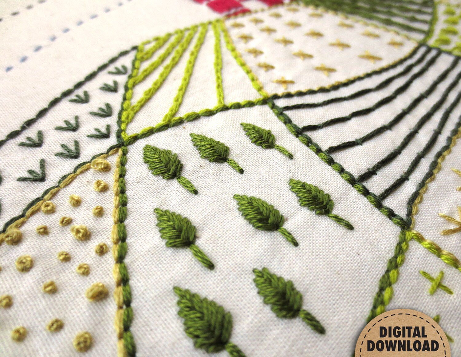 Farmland Embroidery Pattern Farm Art Barn Embroidery - Etsy