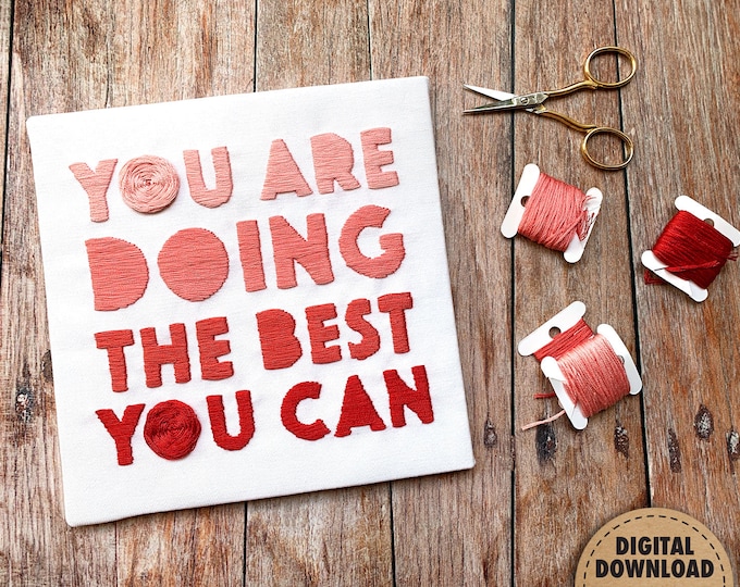 Inspirational Embroidery, Mental Health Art, Hand Embroidery Pattern ...