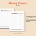 Moving Guide, Planner, Mover Research, Moving Tracker, Checklist ...