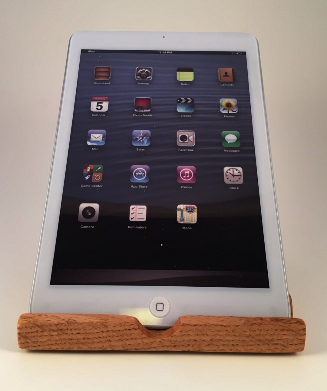 IPad Mini Stand / Dock -oregon Red Oak - FREE SHIPPING IN U.S - Etsy
