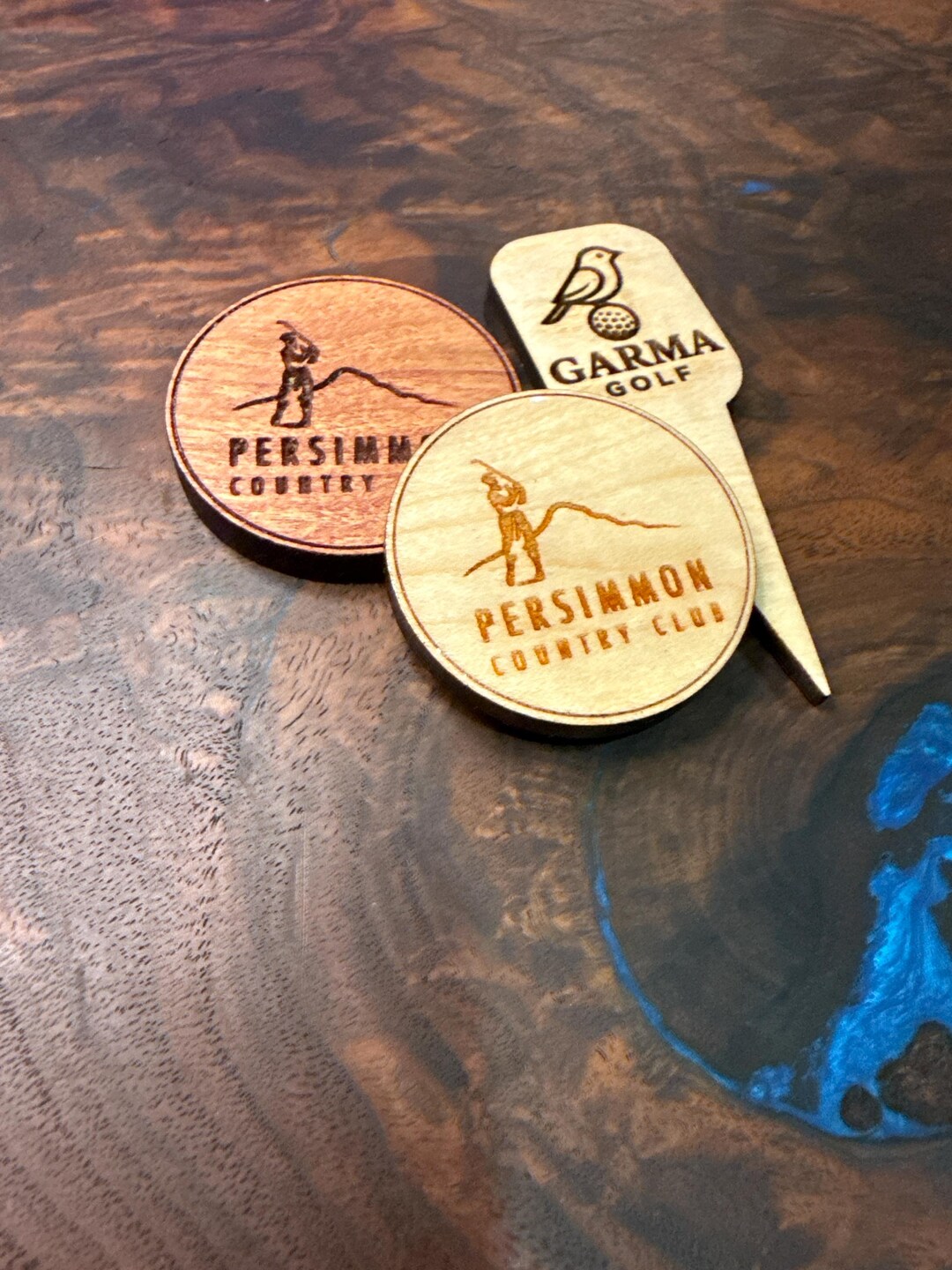 Custom Golf Ball Markers or Pitch Mark Repair Tool. - Etsy