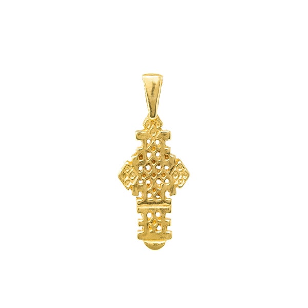 Gold Coptic Cross Pendant - Etsy