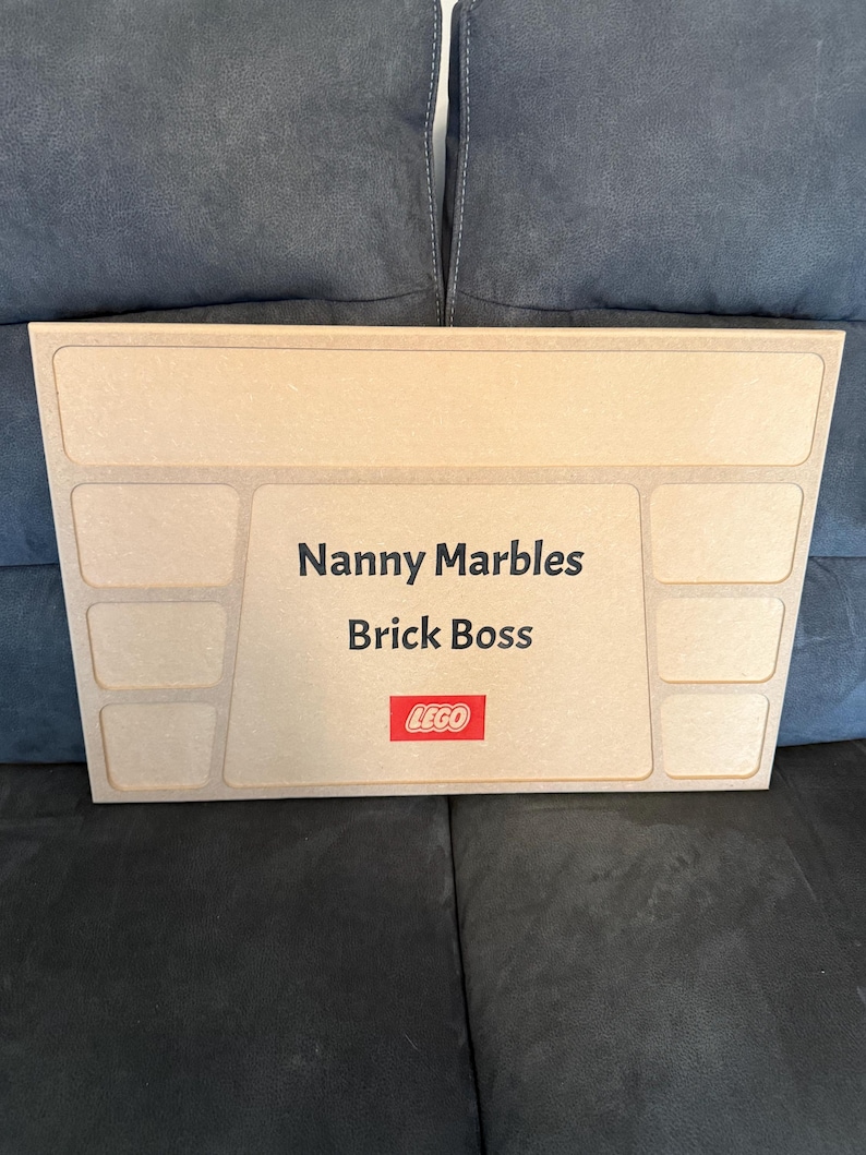 Large Lego Style Building Tray. With a Large Multi-section Building ...