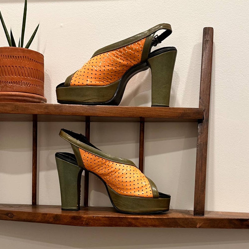 1940s Heels Women 7.5 - Etsy