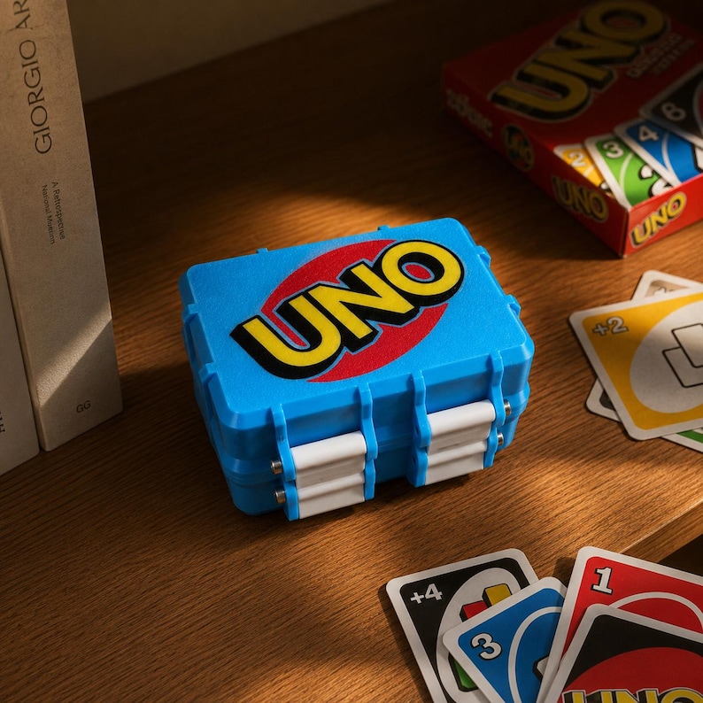 Custom 3D Printed UNO Card Storage Box,family Game Night-it Can Hold ...