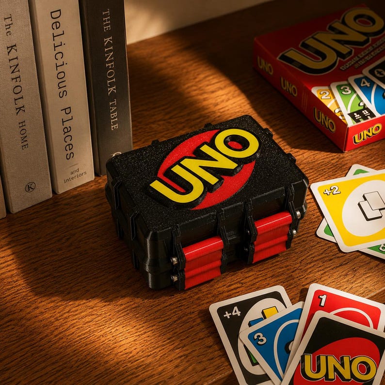 Custom 3D Printed UNO Card Storage Box,family Game Night-it Can Hold ...