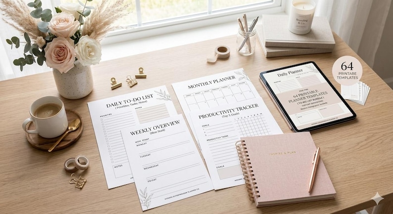 To Do List Planner, 64 Printable Templates, Daily Task Priority ...