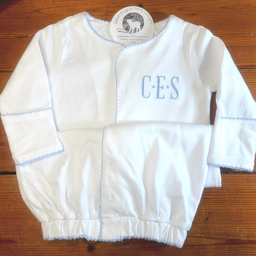 Monogrammed Baby Gown, Monogrammed Baby Footie, Coming Home From ...