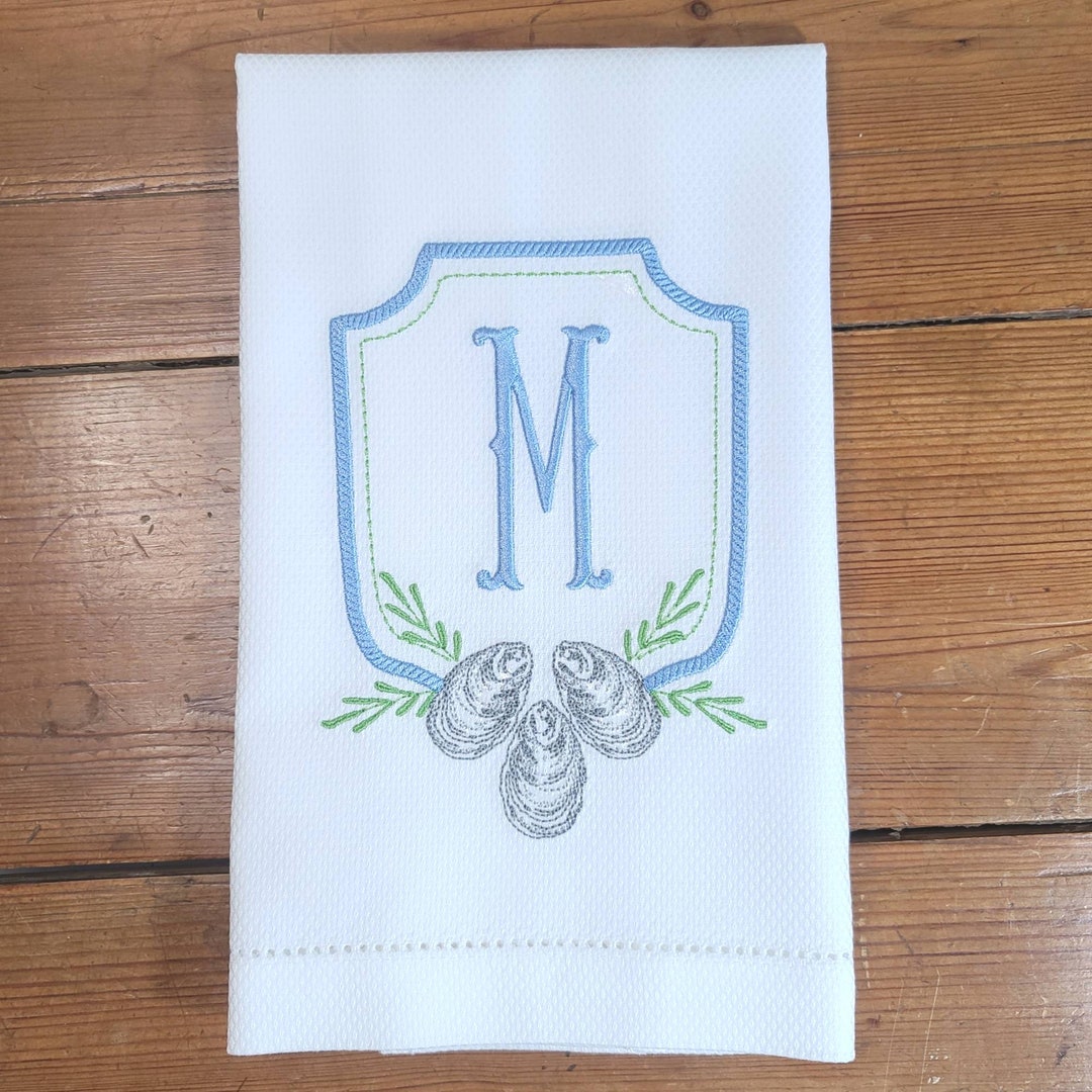 Beachy Hand Towel, Linen Hemstitch, Huck Towel, Hemstitch Huck Towel ...