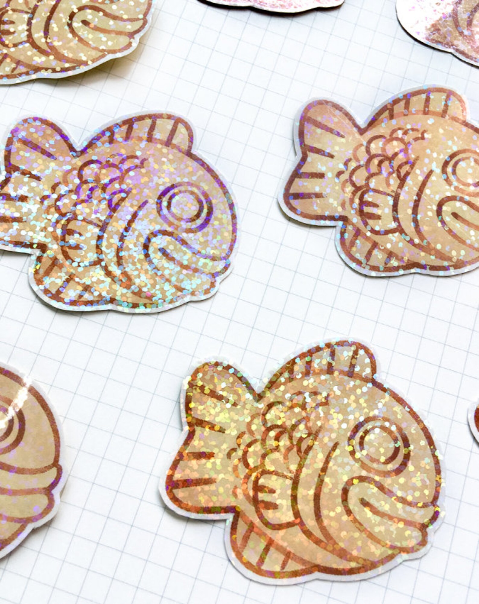 Rainbow/holographic/japan /japanese Sweets/ food Stickers | Etsy