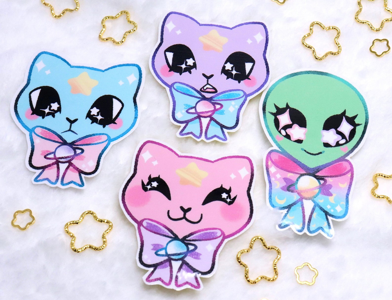 Space Kei: Planet Star Magical Space Kitty and Kawaii - Etsy