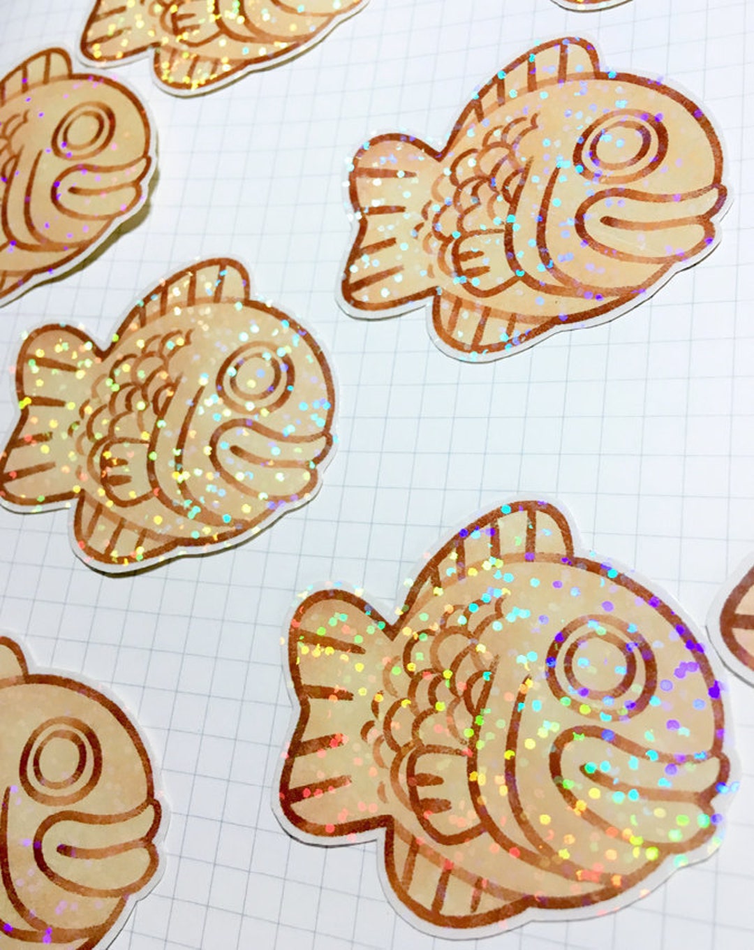 Rainbow/holographic/japan /japanese Sweets/ food Stickers - Etsy